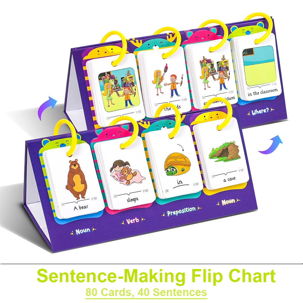 Sentence-Making Exercises Flip Chart | Vocabulary Building Tool ...