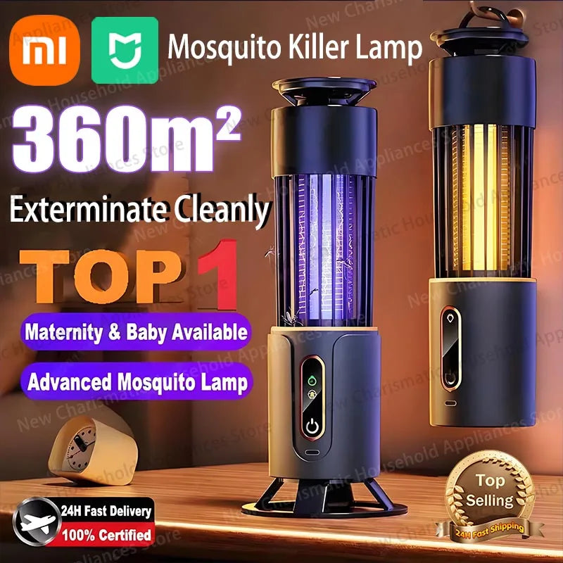Xiaomi MIJIA Mosquito Killer Lamp Insect Fly Trap Camp Lantern USB charge Electric Mosquito ...