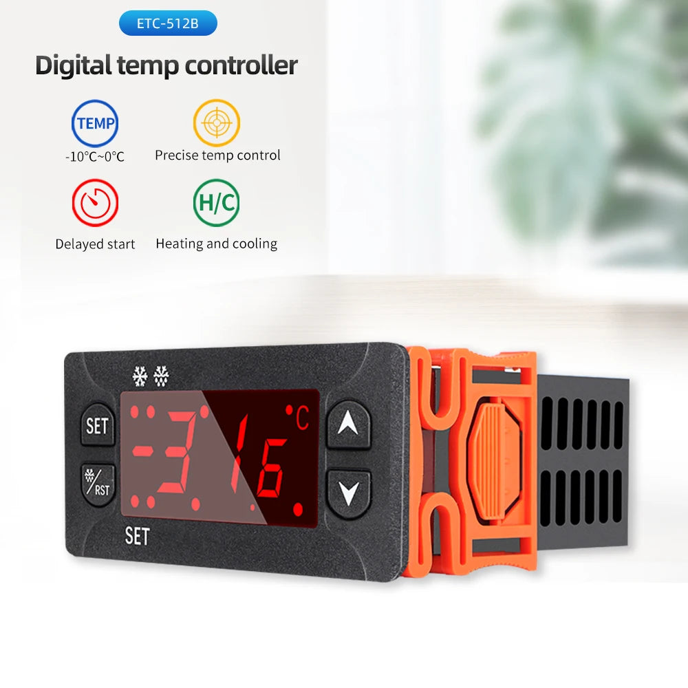 ETC-902 Temperature Controller 220V Mini Refrigerator ETC-512B ECS-961NEO Digital Thermostat ...
