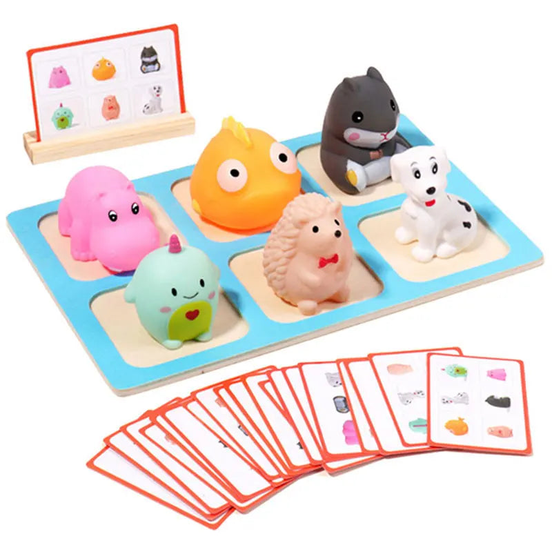 Children Logical Thinking Board Game Montessori Parish Learning Spatial ...
