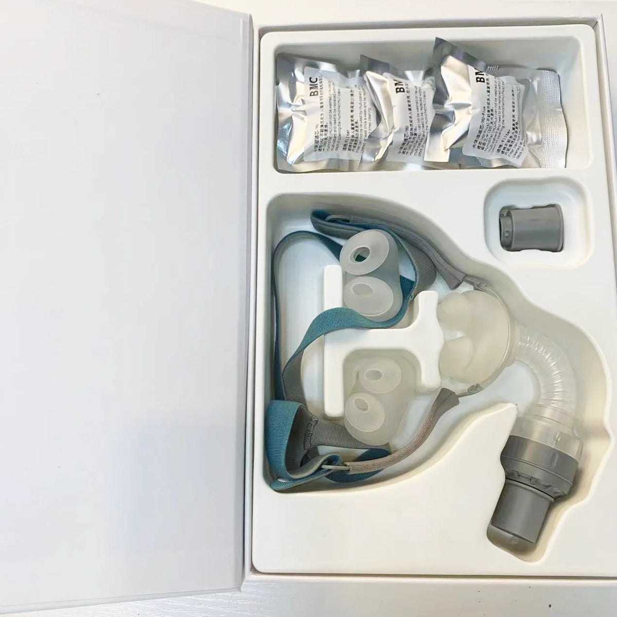 BMC P2H M1 MINI CPAP Маска с Безводен Хидратиращ Филтър Елементи S/M/L ...
