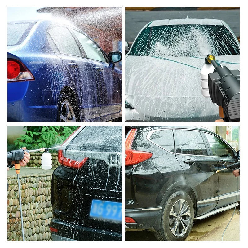 1000W Cordless High-Pressure Car Wash Water Gun For Home, Electric ...
