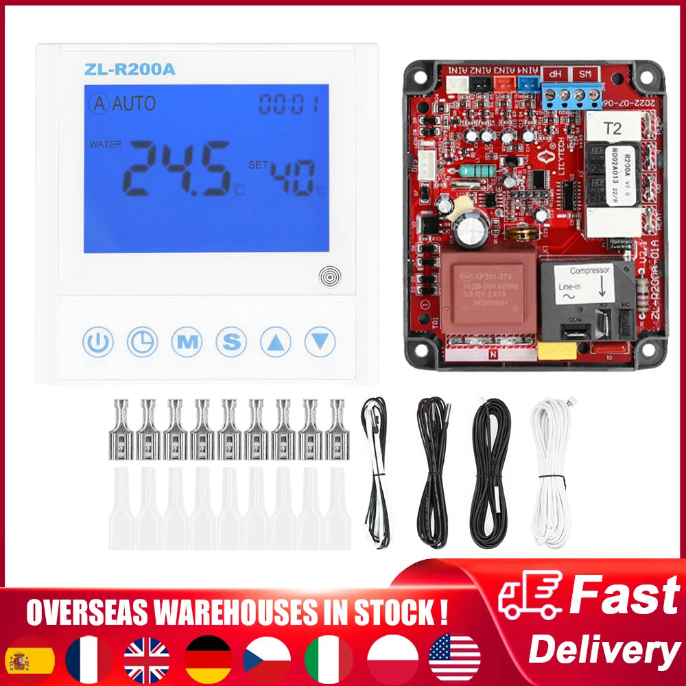Universal Air Source Water Heater Controller Antifreeze Auto Deforst ...