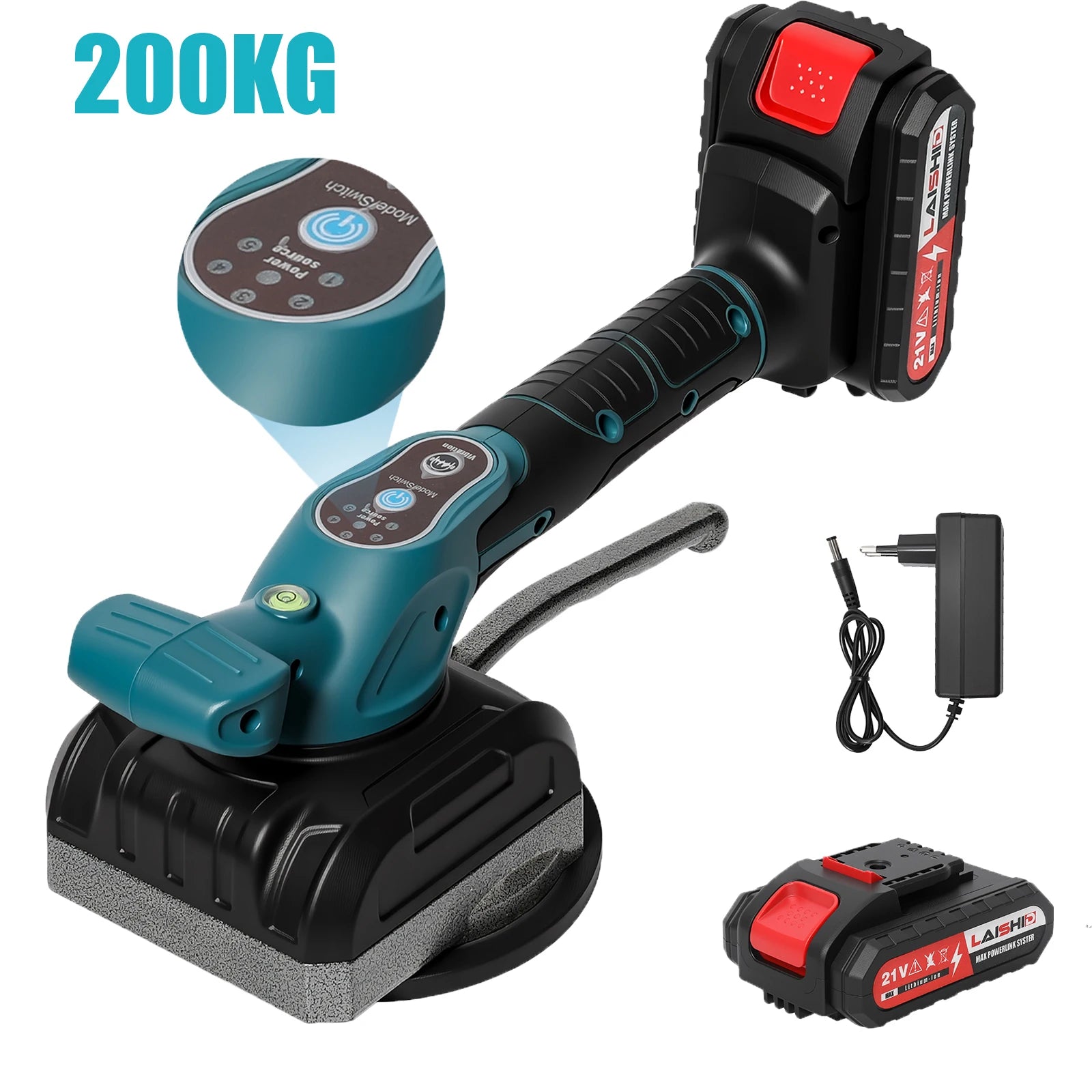 Cordless Automatic Tile Tiler 5 Vibrations Laying Vibrating Tool Tile ...