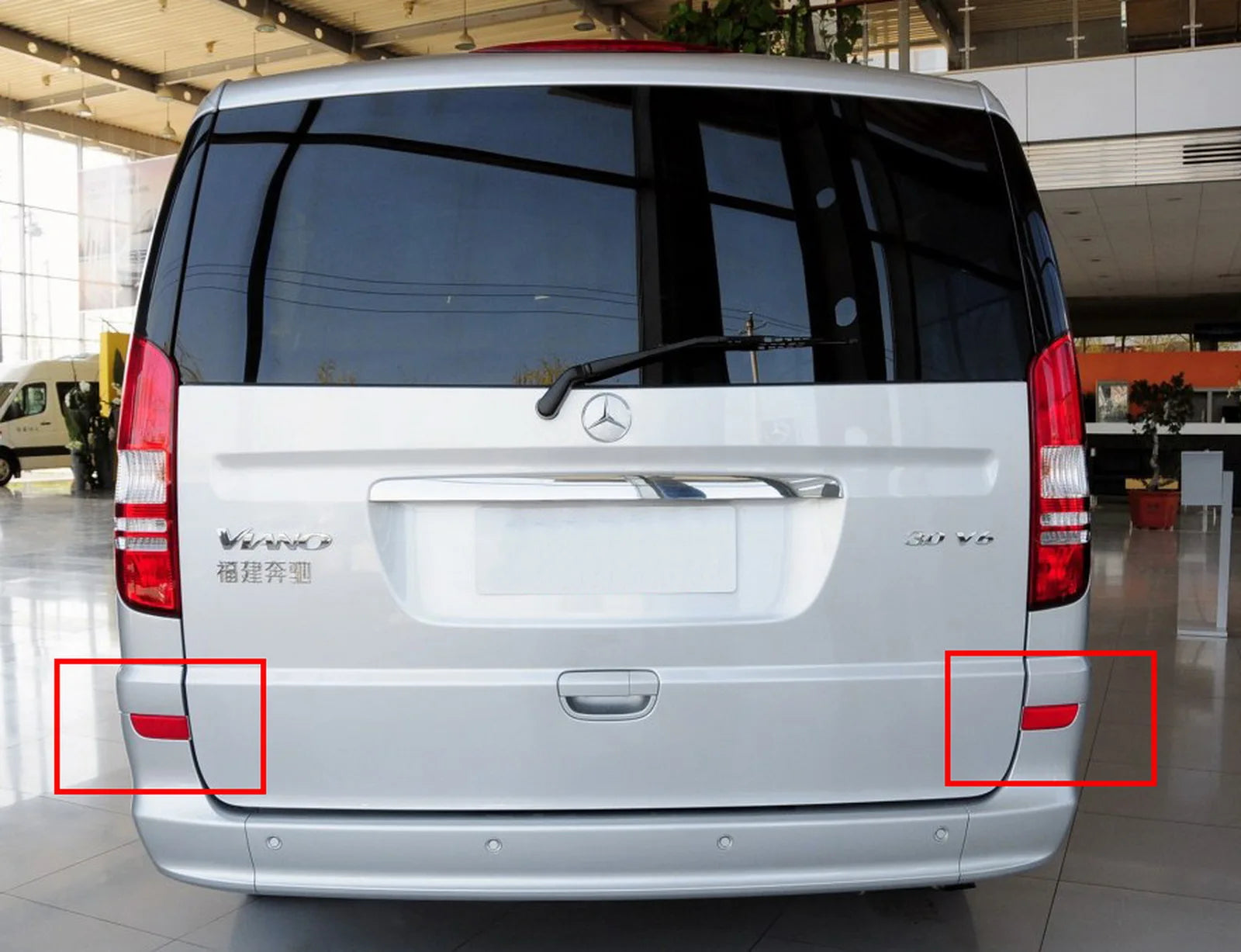 Mercedes Vito Viano Rear Bumper Reflector Red Lens W639 – InterCyprus ...