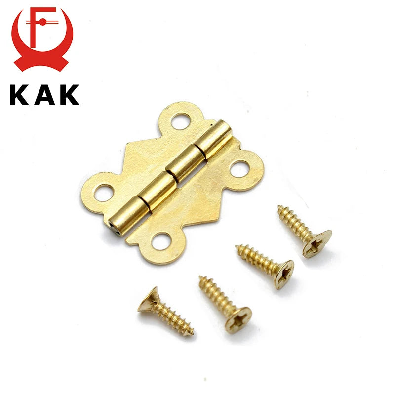 10pcs KAK 20mm x17mm Bronze Gold Silver Mini Butterfly Door Hinges ...