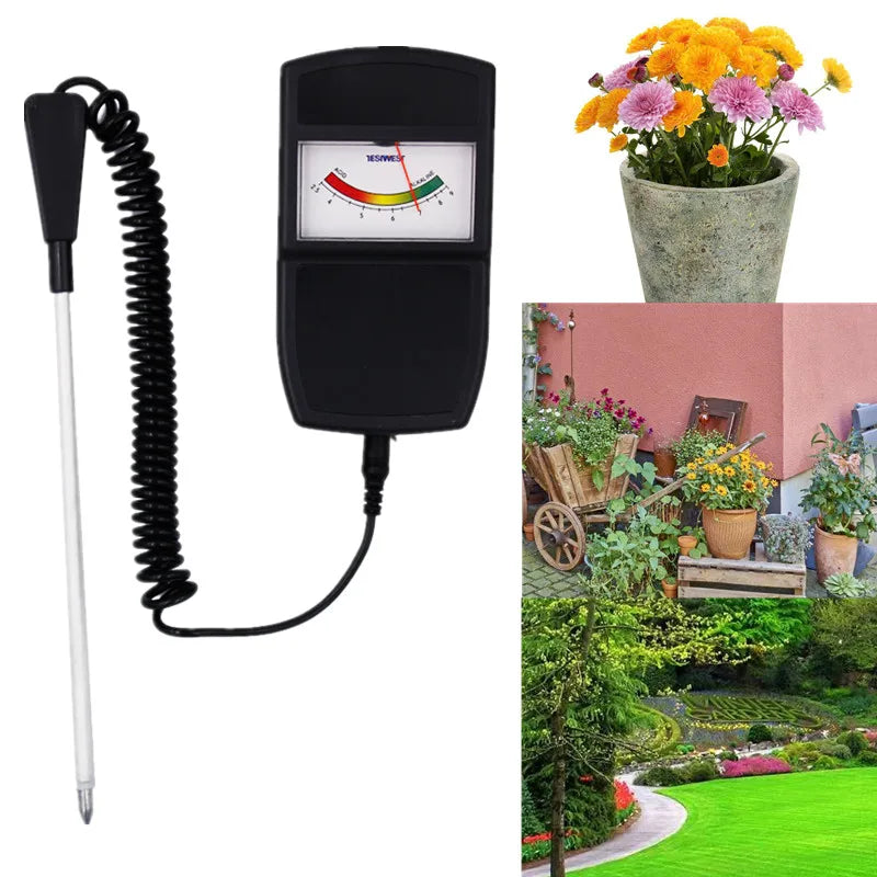 3 in 1 Soil PH Meter Soil Tester Pointer Monitor Acid Alkali Meters ...