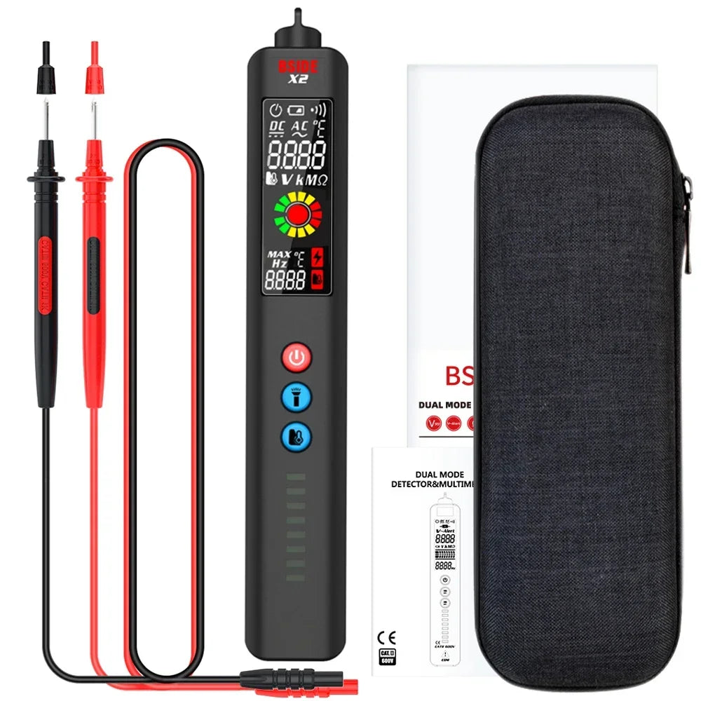 BSIDE New Voltage Detector Tester X1 X2 Smart Multimeter Non-contact ...
