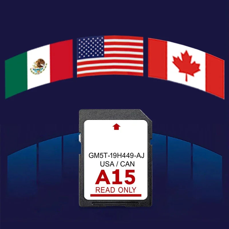 2024 New for Ford A15 Roads Navigation SD Card GM5T-19H449-AJ with ...