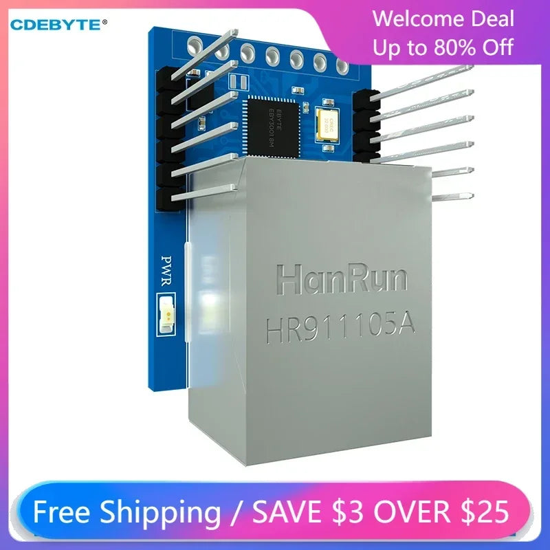 NT1 Super Netwerkpoort Serieel naar Ethernet Module CDEBYTE RJ45 TCP naar RTU Transparante ...