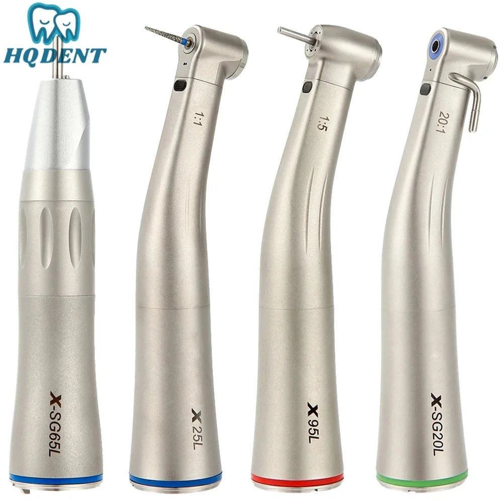 dentistry Contra Angle Low Speed Handpiece 1:1/1:5/20:1 Fiber Optic ...