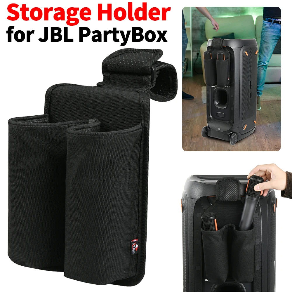 900D Nylon Microphone Holder Mic Hanger Storage Holder Organizer ...