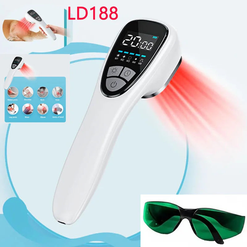 650nm 808nm Low Level Laser Red Light Therapy Device Cold Laser Physical Therapy Equipment For ...
