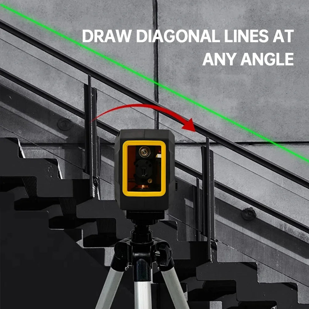 DEWALT Mini Laser Level 2-Line Horizontal Vertical Cross Level High ...