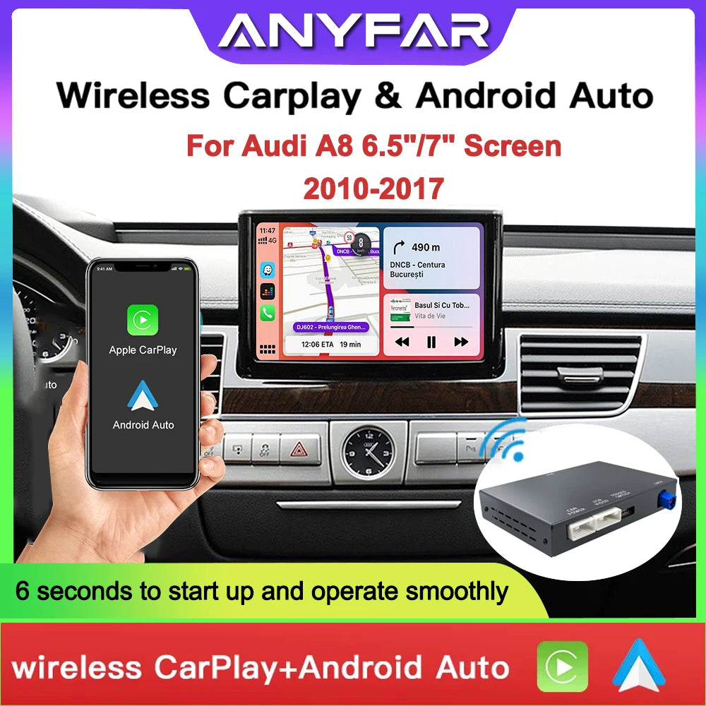 Audi A8 Screen Decoder 6.5 to 7 Inch MMI CarPlay|AnyFar – InterCyprus ...