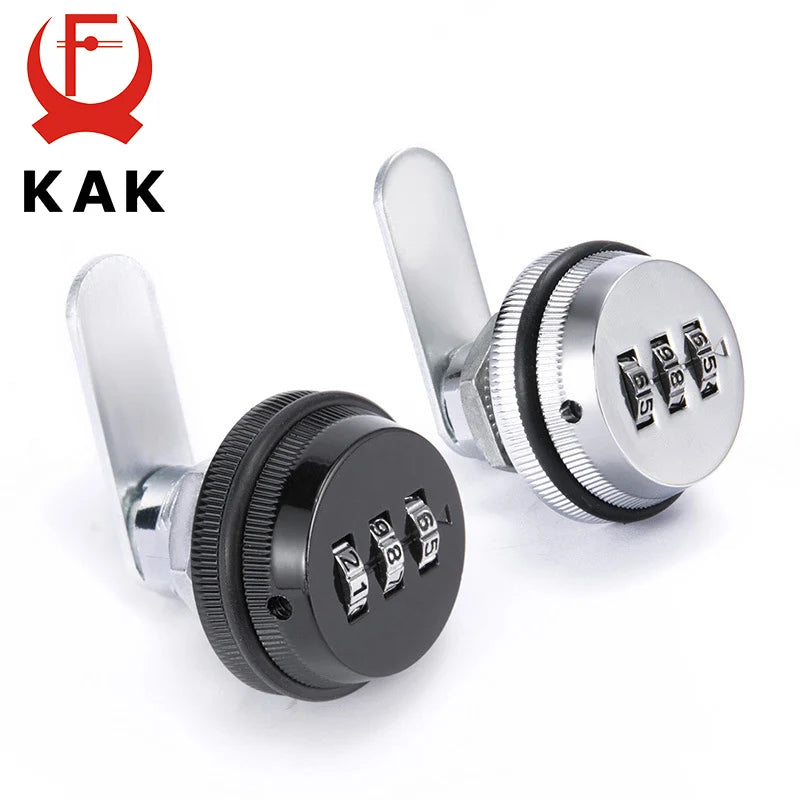 KAK Combination Cam Lock Cabinet Password Coded Lock Zinc Alloy ...