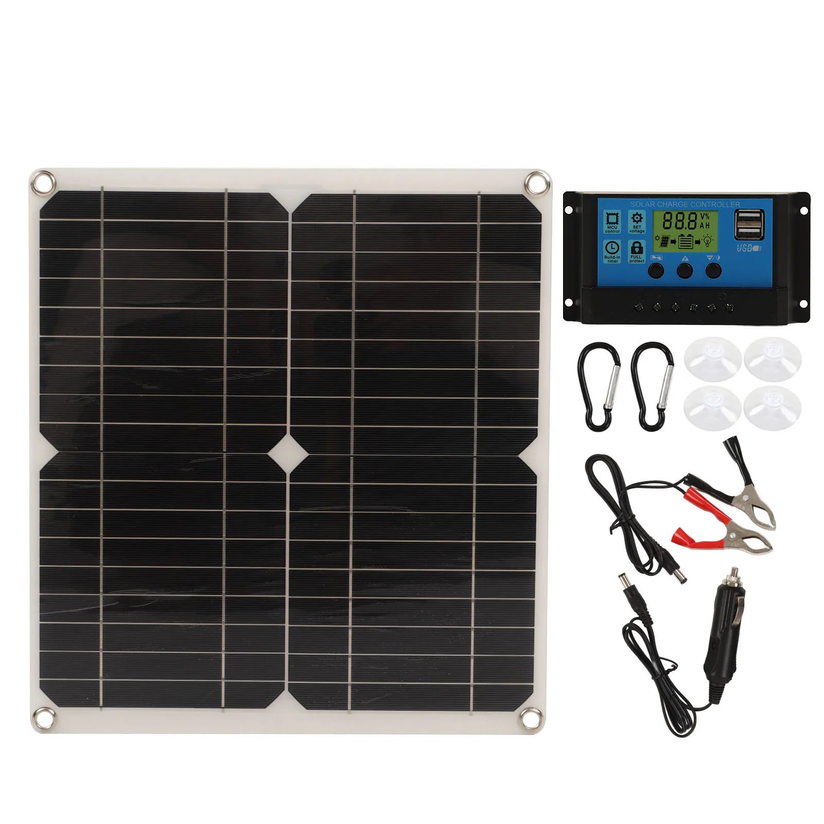 Zonnepaneel Voor RV Boot Trailer 20W 18V Waterdicht EBTOOLS ...
