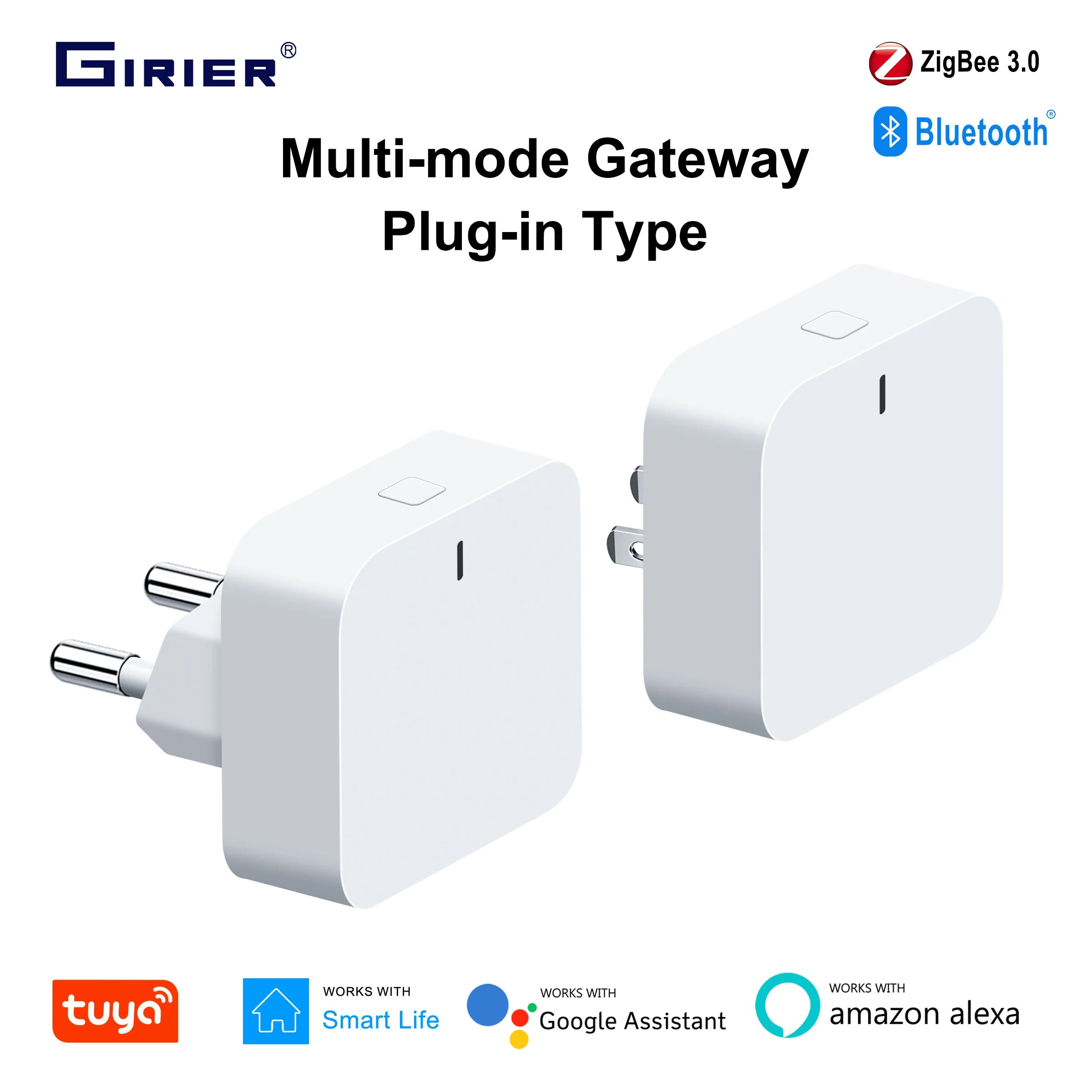GIRIER Smart Multi-Mode ZigBee & Bluetooth Gateway Hub pour l'automati ...