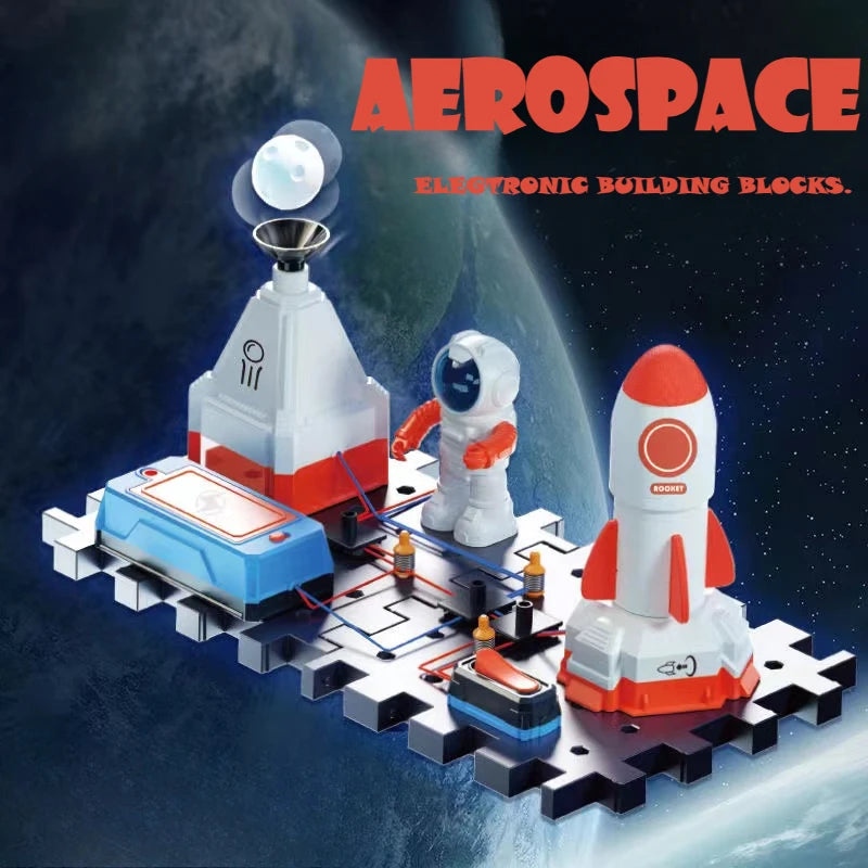 Science Toy DIY Electronic Blocks Kits Children Circuits Educational ...