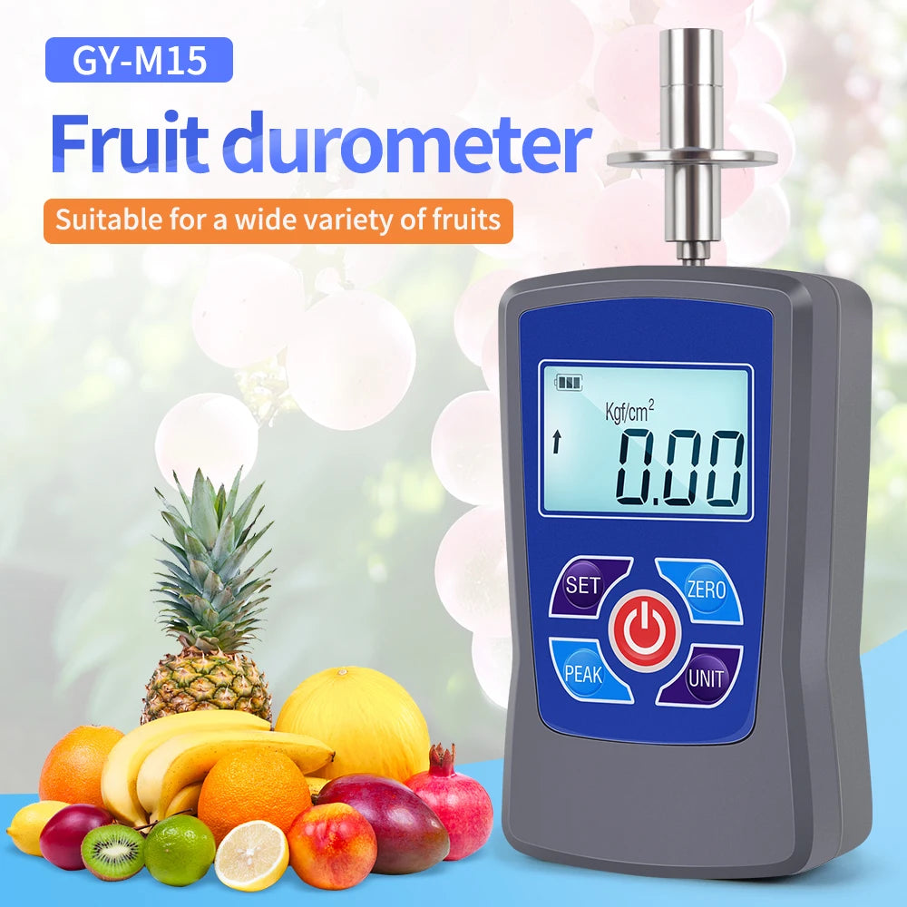 Digital Fruit Hardness Tester Meter Fruit Penetrometer Durometer Pears ...