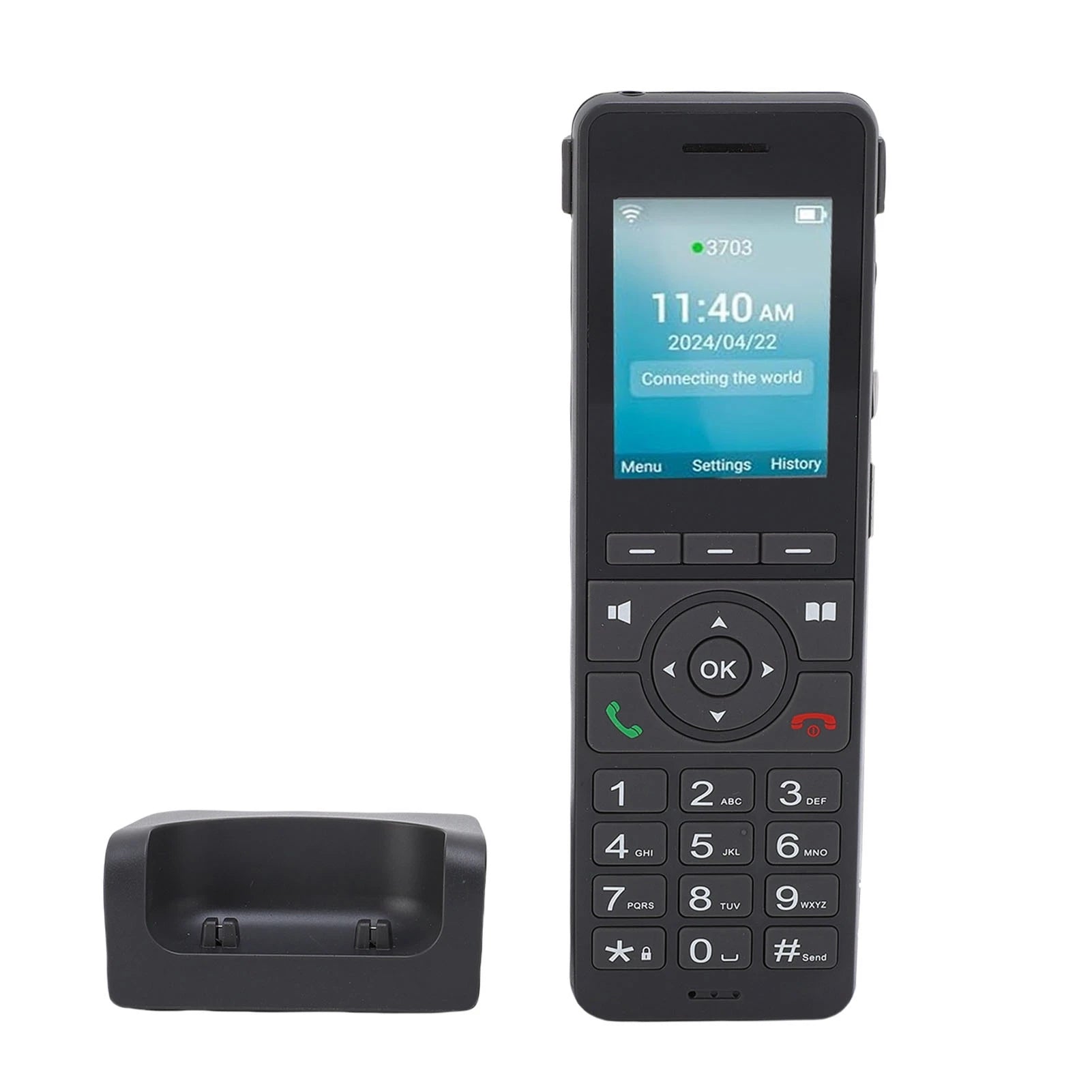 Cordless Phone 4G LTE Cordless Phone Portable Wifi 2.4in Color Screen ...