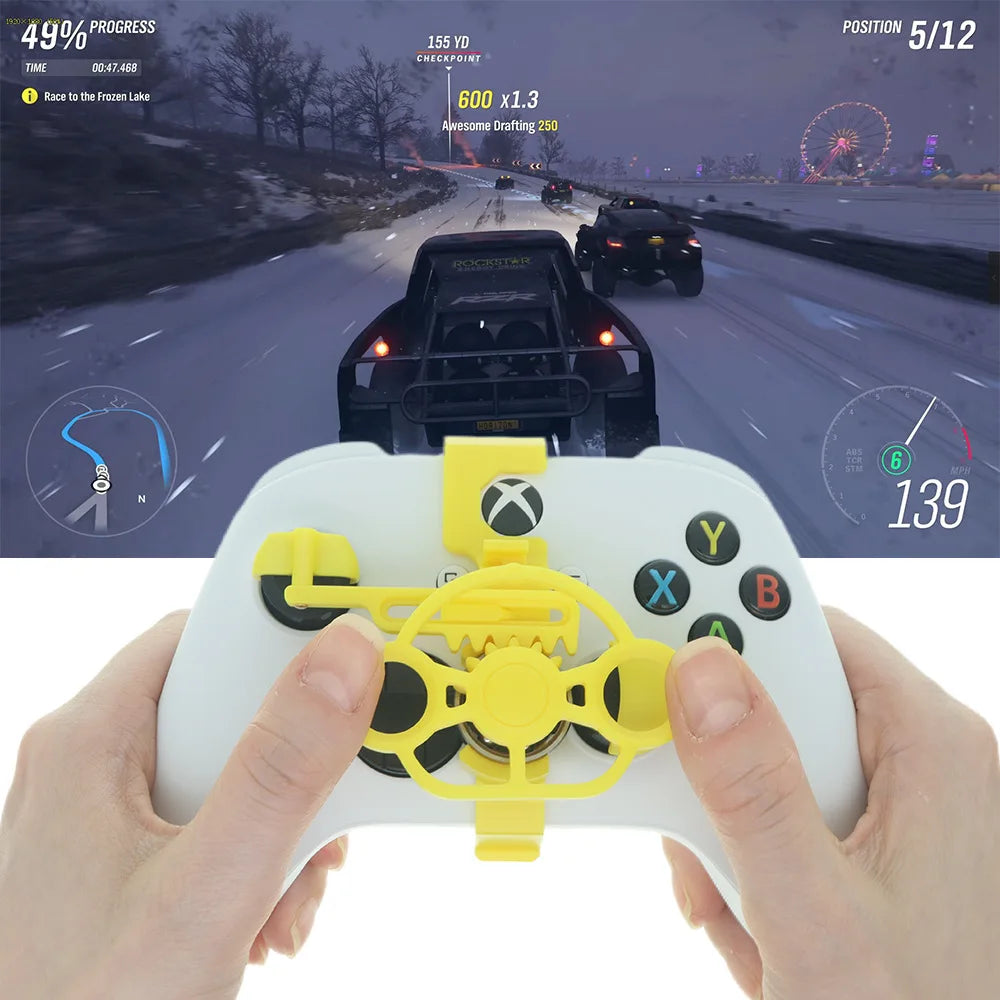 3D Printed Mini Steering Wheel for Xbox Series X/S Racing Games ...