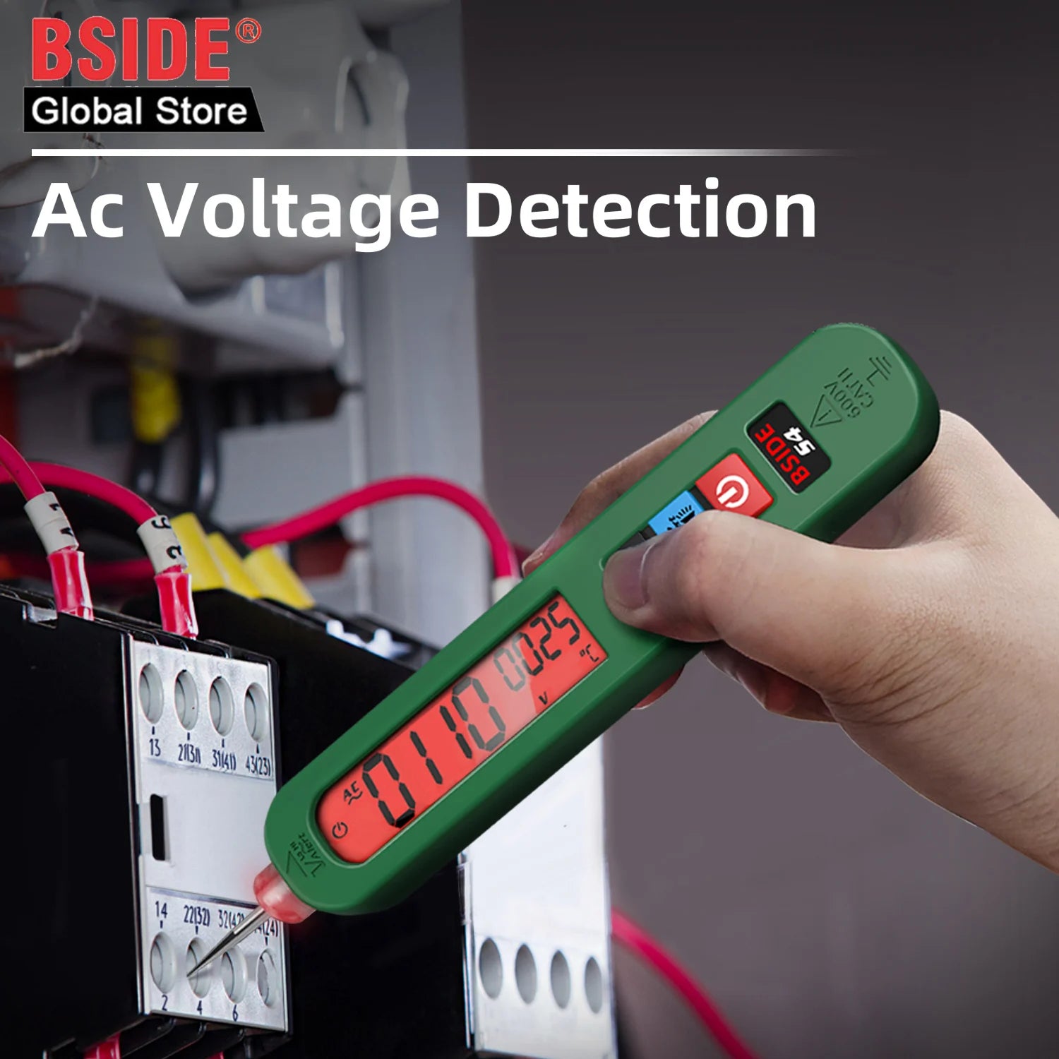 TK HOT BSIDE S4 Εξεταστής Τάσης Πενάκι 12V-300V Επαναφορτιζόμενος Μη ...