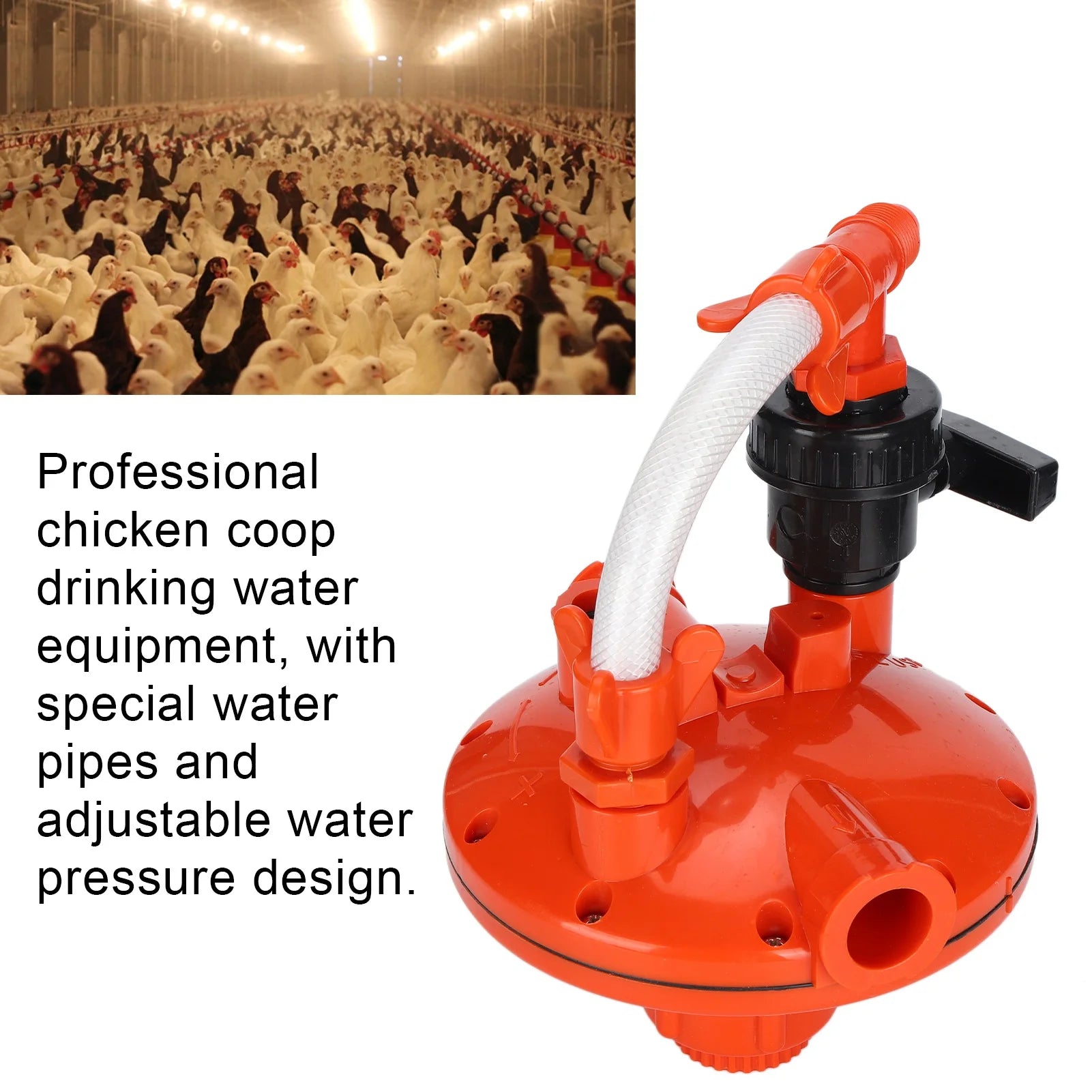 Professional Water Pressure Regulator for Poultry Chicken Drinking Farm ...