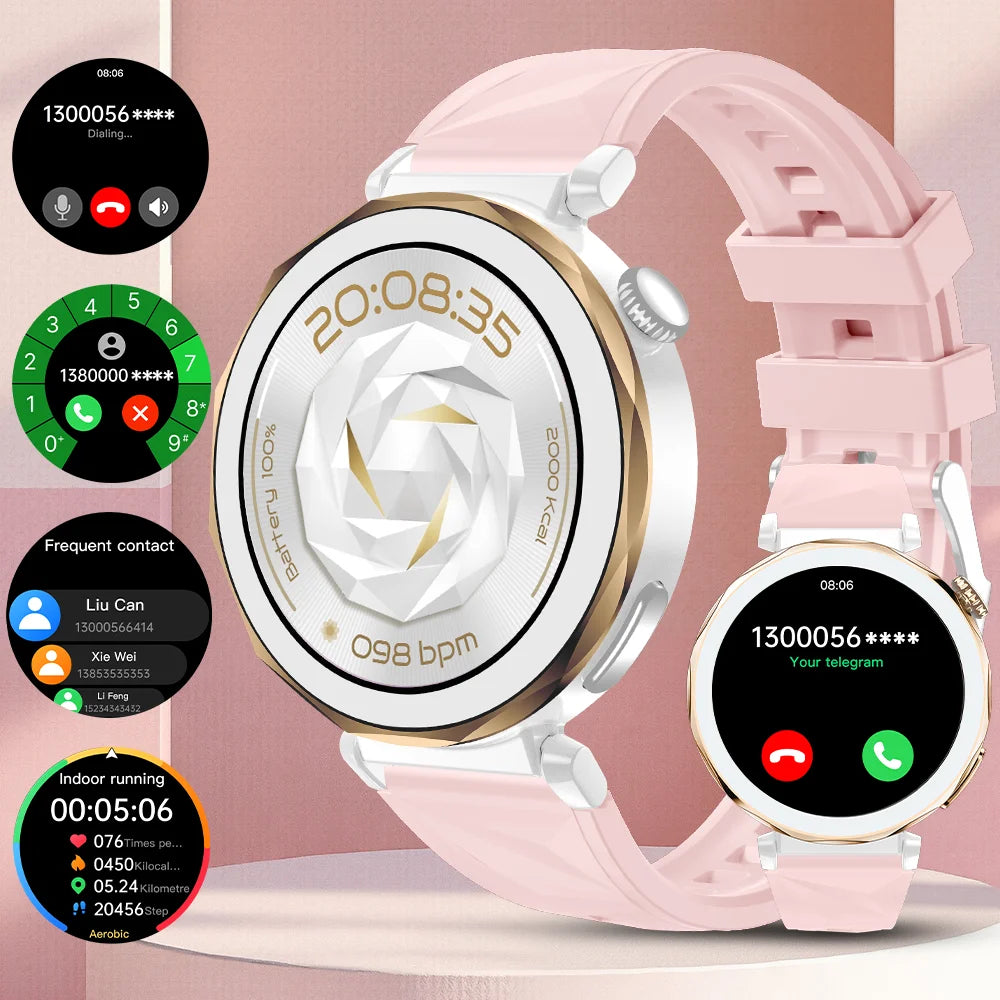 LAXASFIT 2025 New Women Smart Watch Real Time Weather Forecast Activity ...