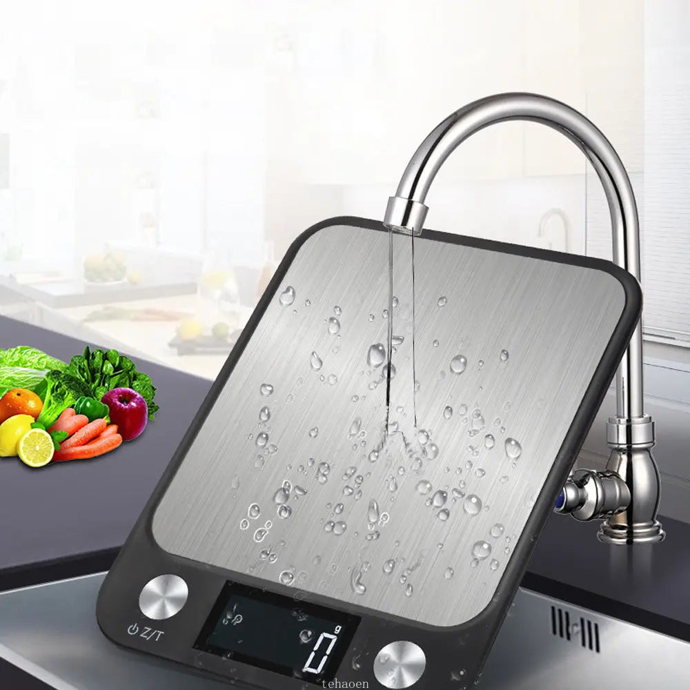 Kitchen Scale 15Kg/1g Weighing Food Coffee Balance Smart Electronic ...