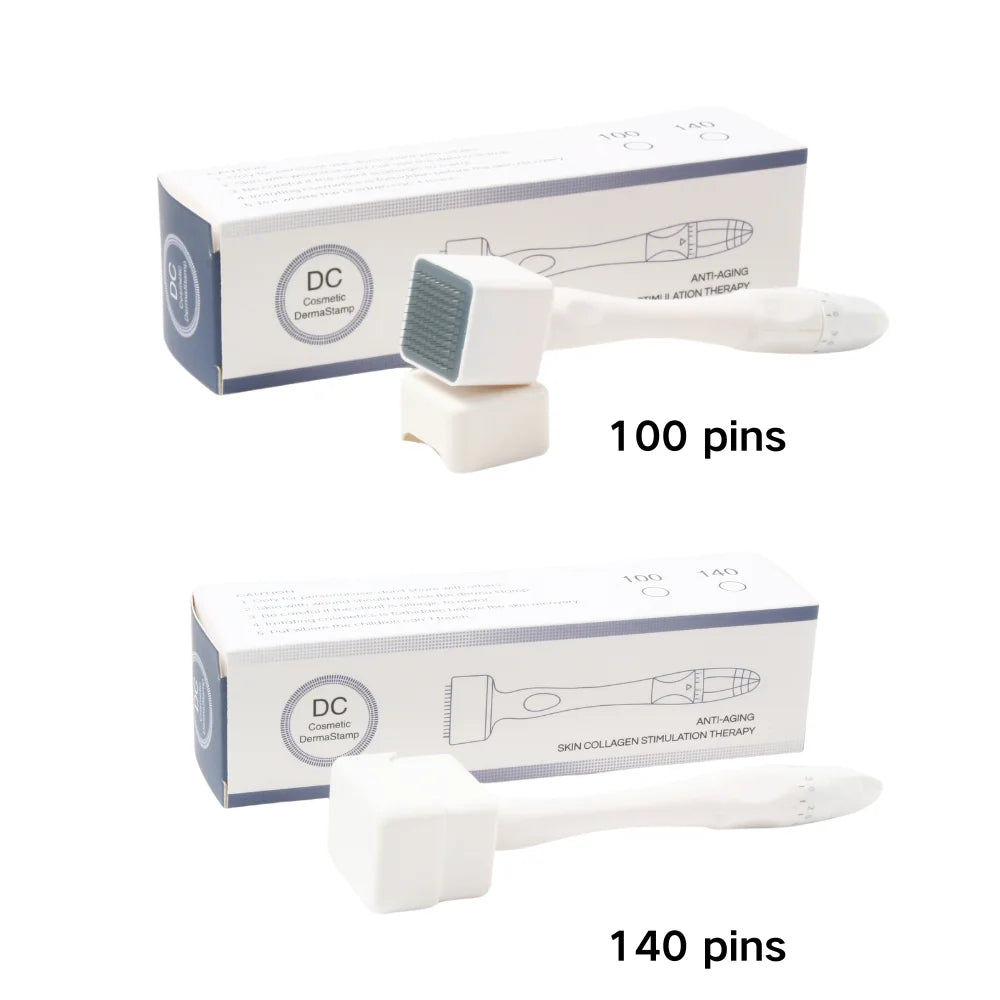 Derma Stamp Adjustable Microneedle for Facial Skin & Beard Hair Regrow ...