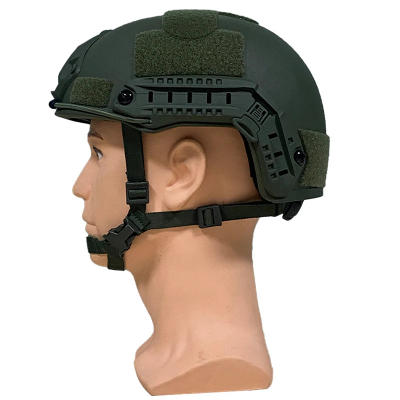 Tactical high-impact bulletproof cutting helmet, polyethylene core ...