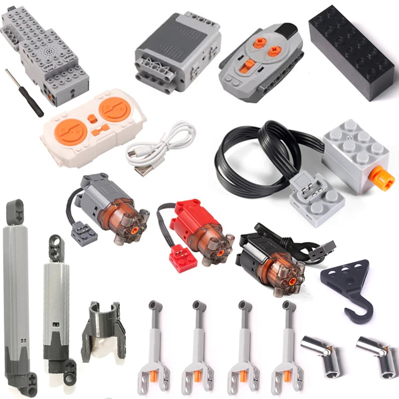 Micro-Motor Bricks Toys 61927 92693 Push Rod Compatible With LEGO Parts ...