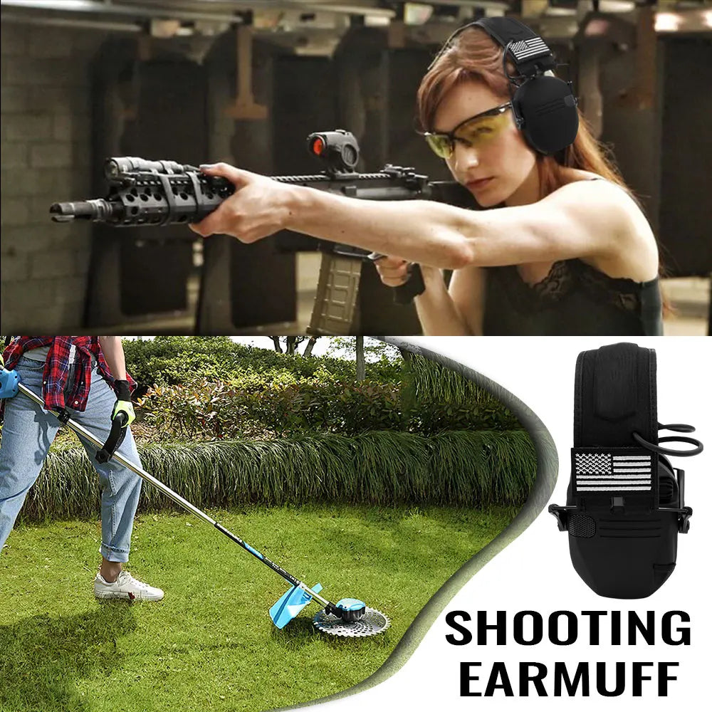 New Electronic Shooting Headset Headphones for Hearing Protection Ear ...