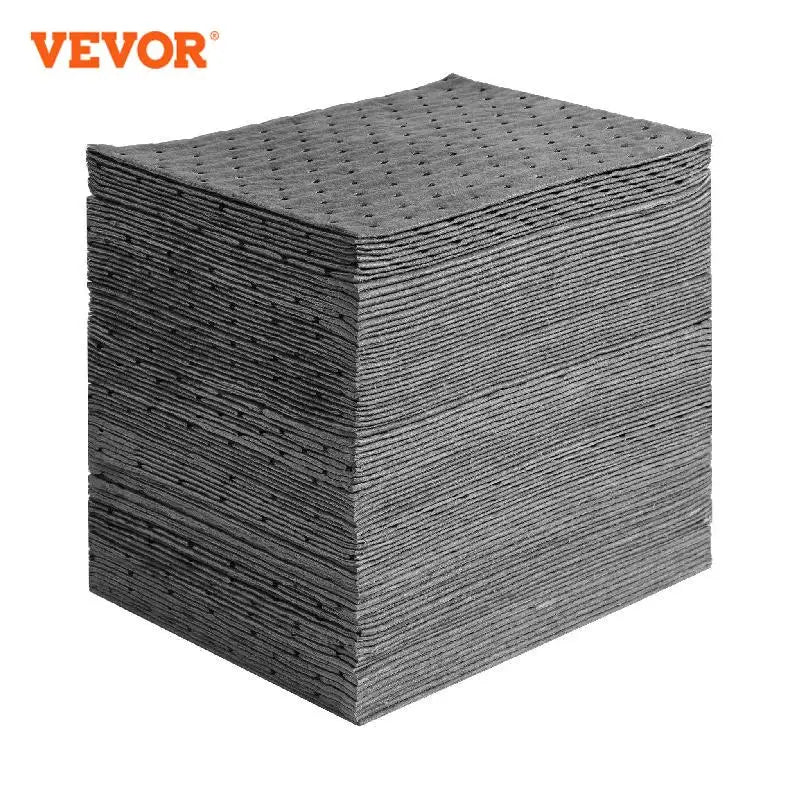 VEVOR Spill Absorbent Pads Universal Absorbing Mat Absorbs up 12 Gal ...