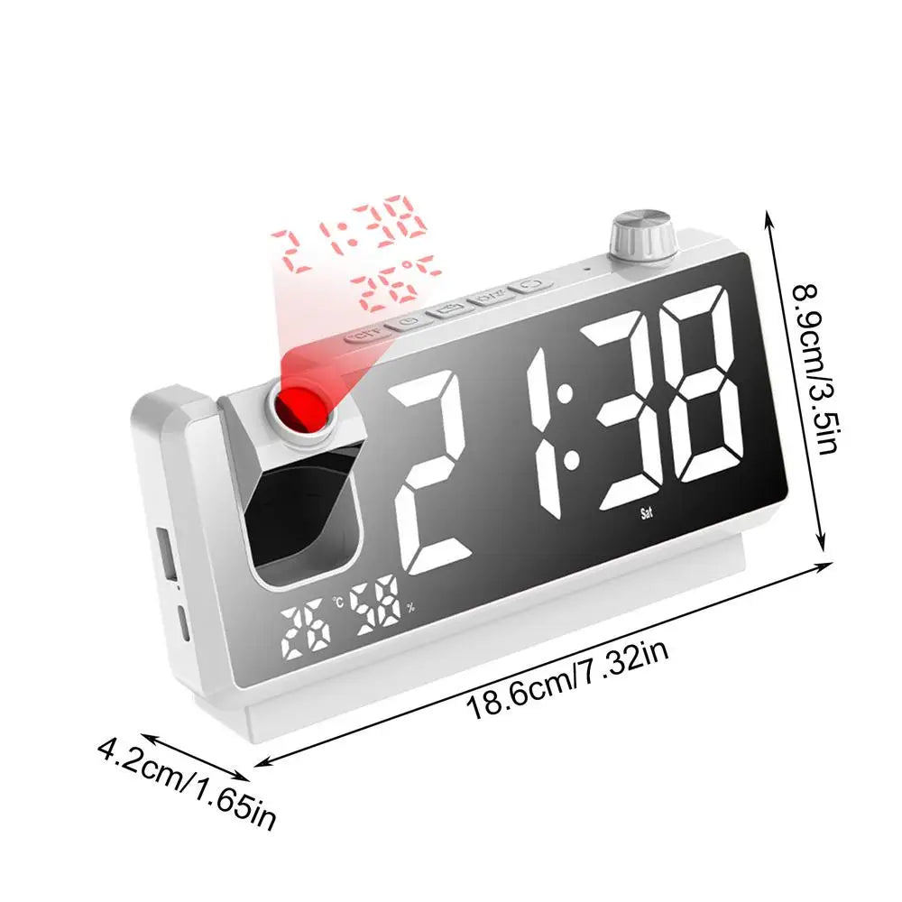 Plafondprojectieklok 180-graden draaibaar | Pro Clock – InterCyprus Trading Ltd