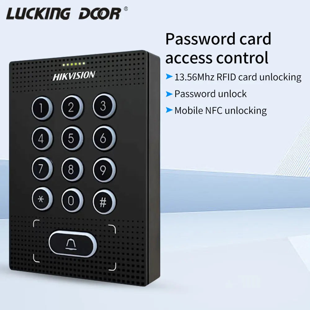 Hikvision Mobile NFC Door Open Keypad Standalone 13.56Mhz Wiegand ...