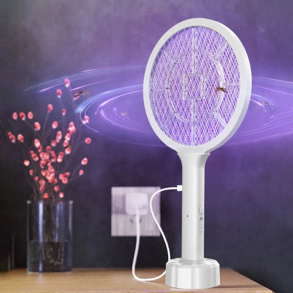 2-in-1 Electric Mosquito Swatter Electric Shock Automatic Fly Swatter ...