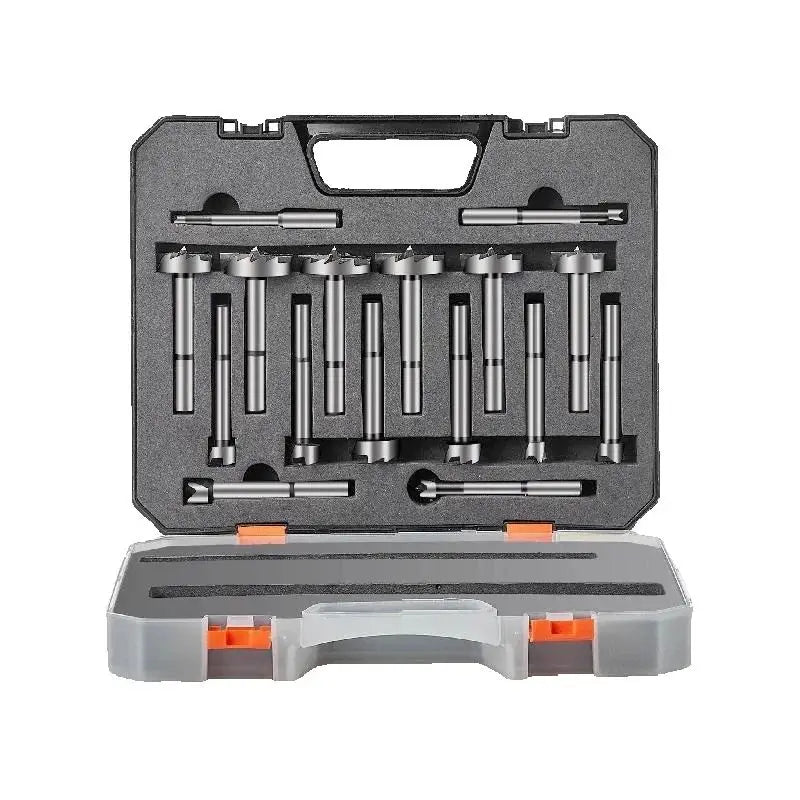SucceBuy 16Pcs Forstner Bit Set 1/4" to 1-5/8" Forstner Drill Bits Set ...