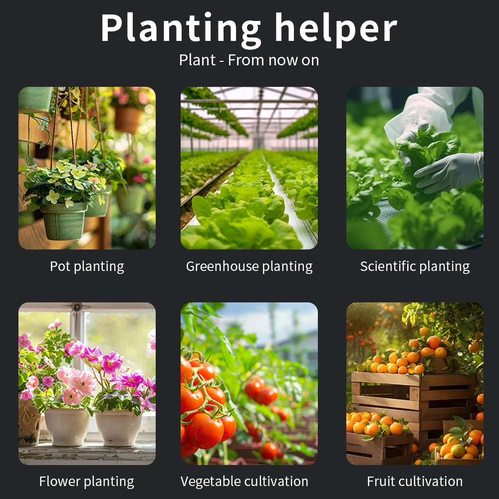 6 in 1 Digital Soil Tester Multifunctional Soil PH Detector Moisture ...