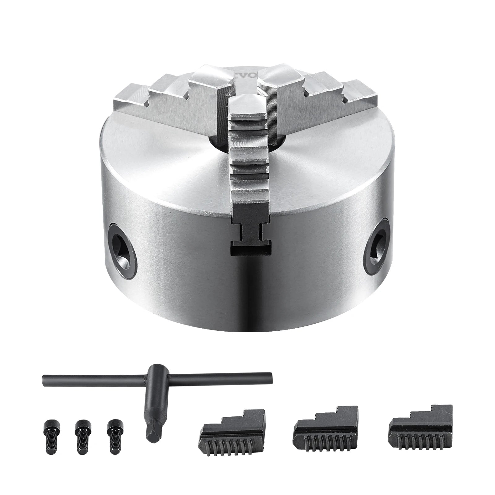 SucceBuy 3-Jaw Lathe Chuck 100/125/160/200/250mm Self-Centering Lathe ...