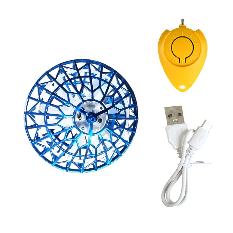 UFO Intelligent Sensing Flying Ball Hovering Saucer Floating Ball Black ...