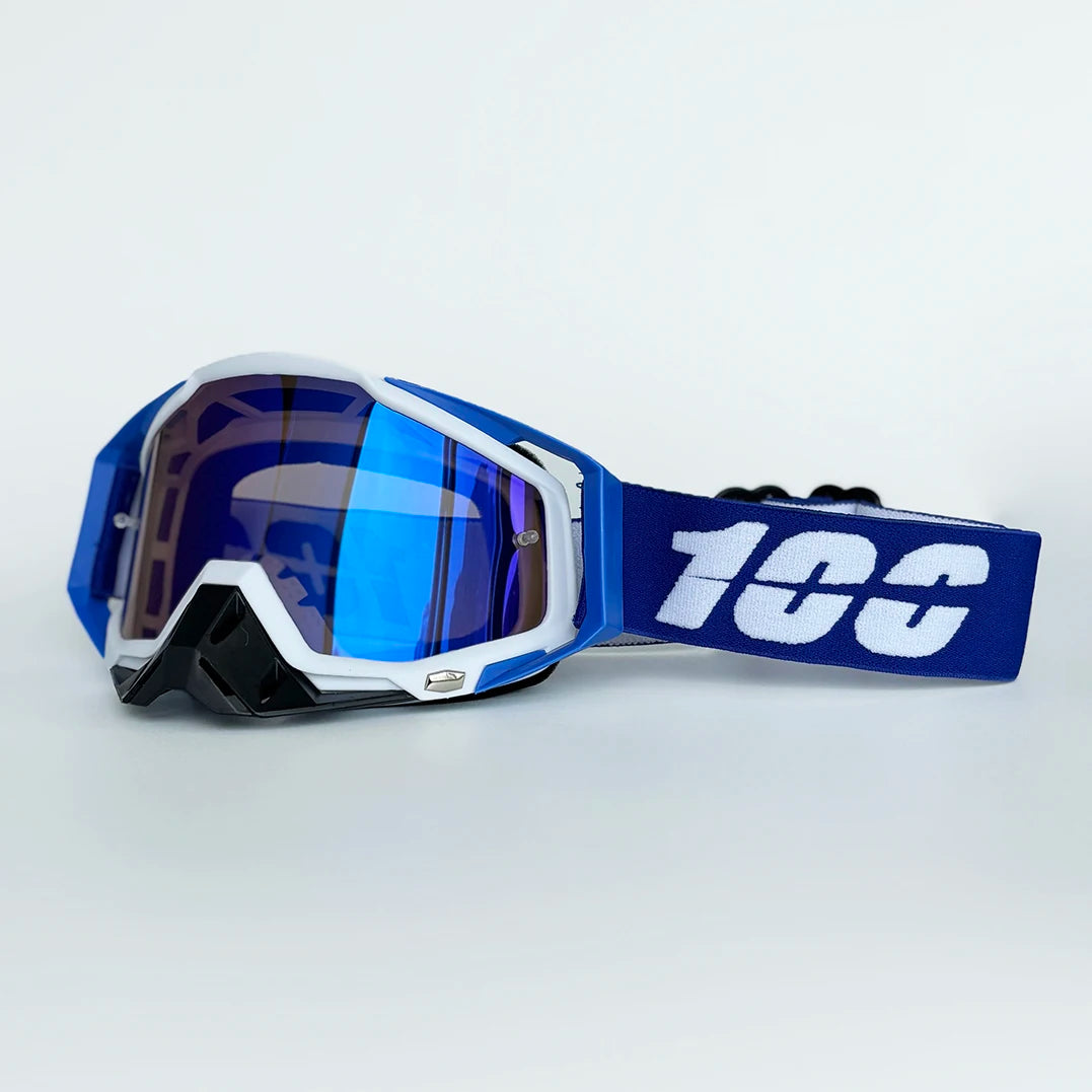 New 100 Motorcycle HD Lens Motocross Goggles Windproof Impact-Resistant ...