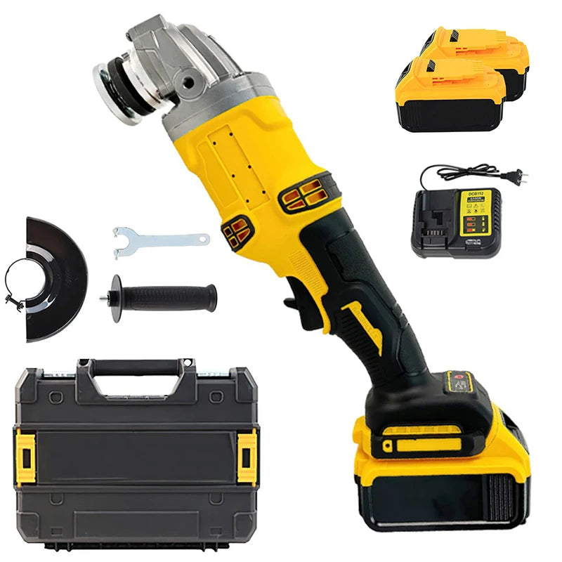 125MM Brushless Electric Angle Grinder 4th Gear Variable Speed Grinder ...