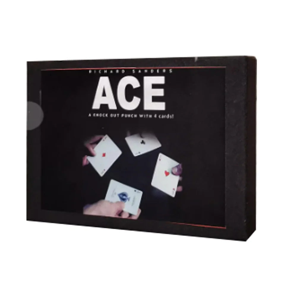ACE Por Richard Sanders Truque de Magia de Cartas Magia de Perto Acessórios de Mágicos Ilusões ...