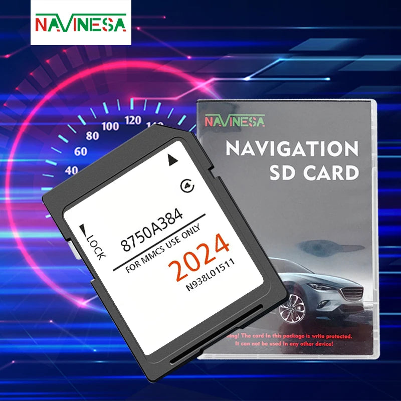 New Update Version SD Card for Mitsubishi 8750A384 Map Navi GPS Card ...