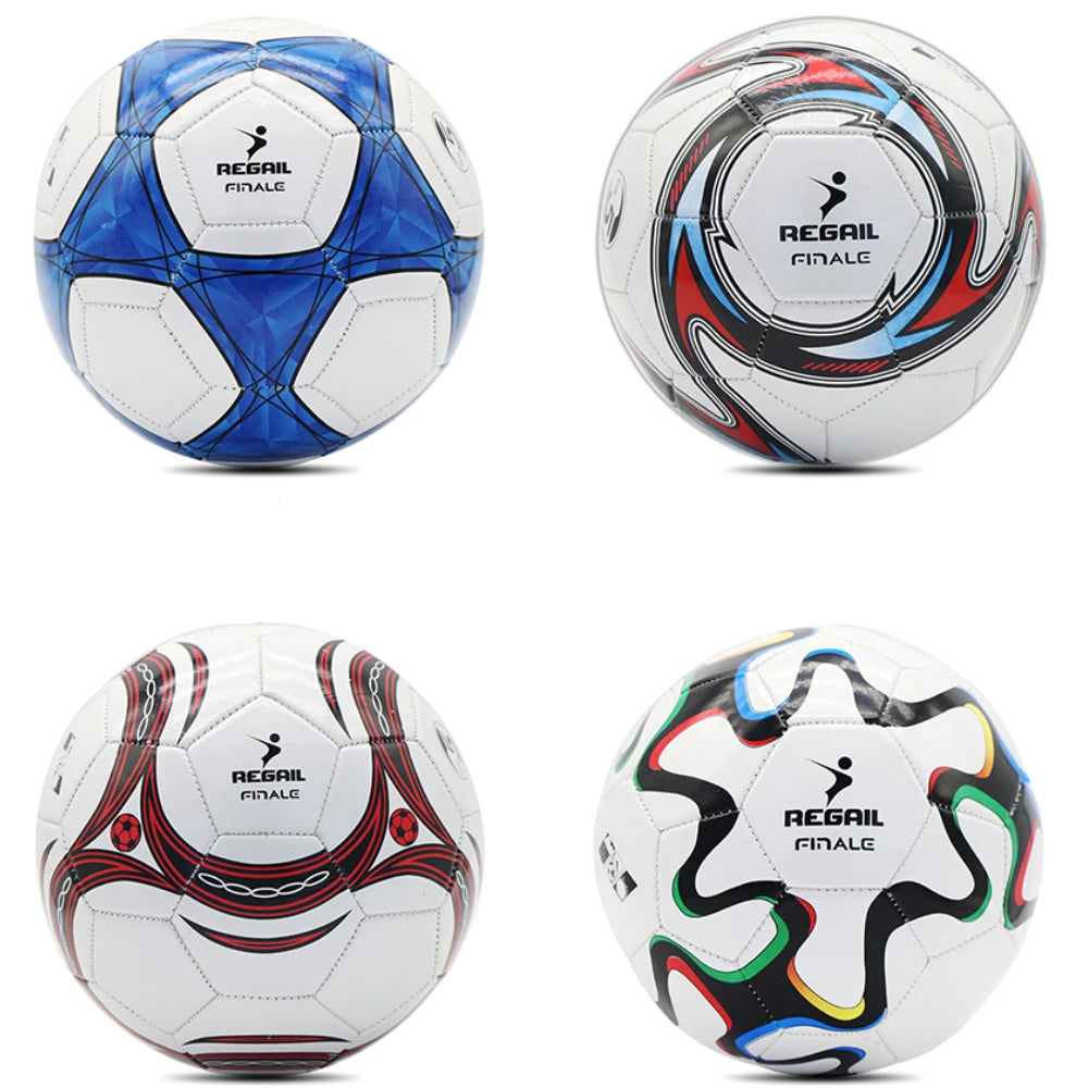 Professional Soccer Ball Standard Size 5 Football Machine-Stitched ...