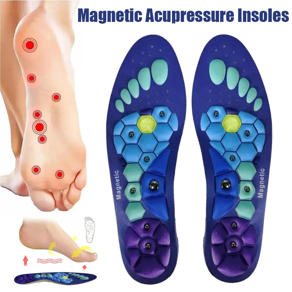 Magnetic Acupoint Insoles Foot Acupressures Insoles Arch of the Foot ...