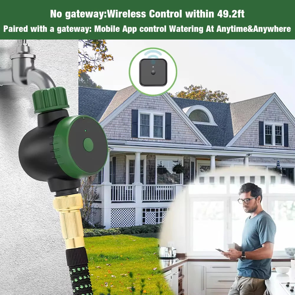 Bluetooth Irrigation Water Timer Automatic Irrigation Controller Programmable Rain Delay