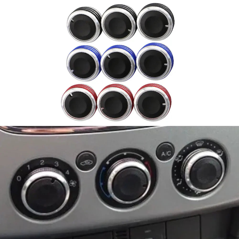 Air Conditioning Knobs Focus MK2 MK3 Aluminum 3Pcs – InterCyprus